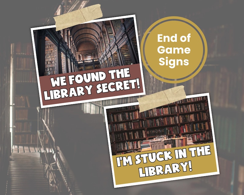 Librarian's Secret Escape Room for Tweens & Teens, Library Escape Room ...