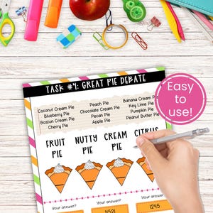 Pi Day Escape Room - Fun Printable Puzzle Game for Kids, Tweens - Pi ...