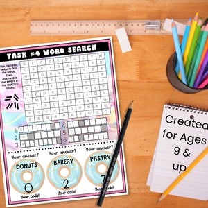 Donut Escape Room - Fun Printable Puzzle Game for Kids - National Donut ...