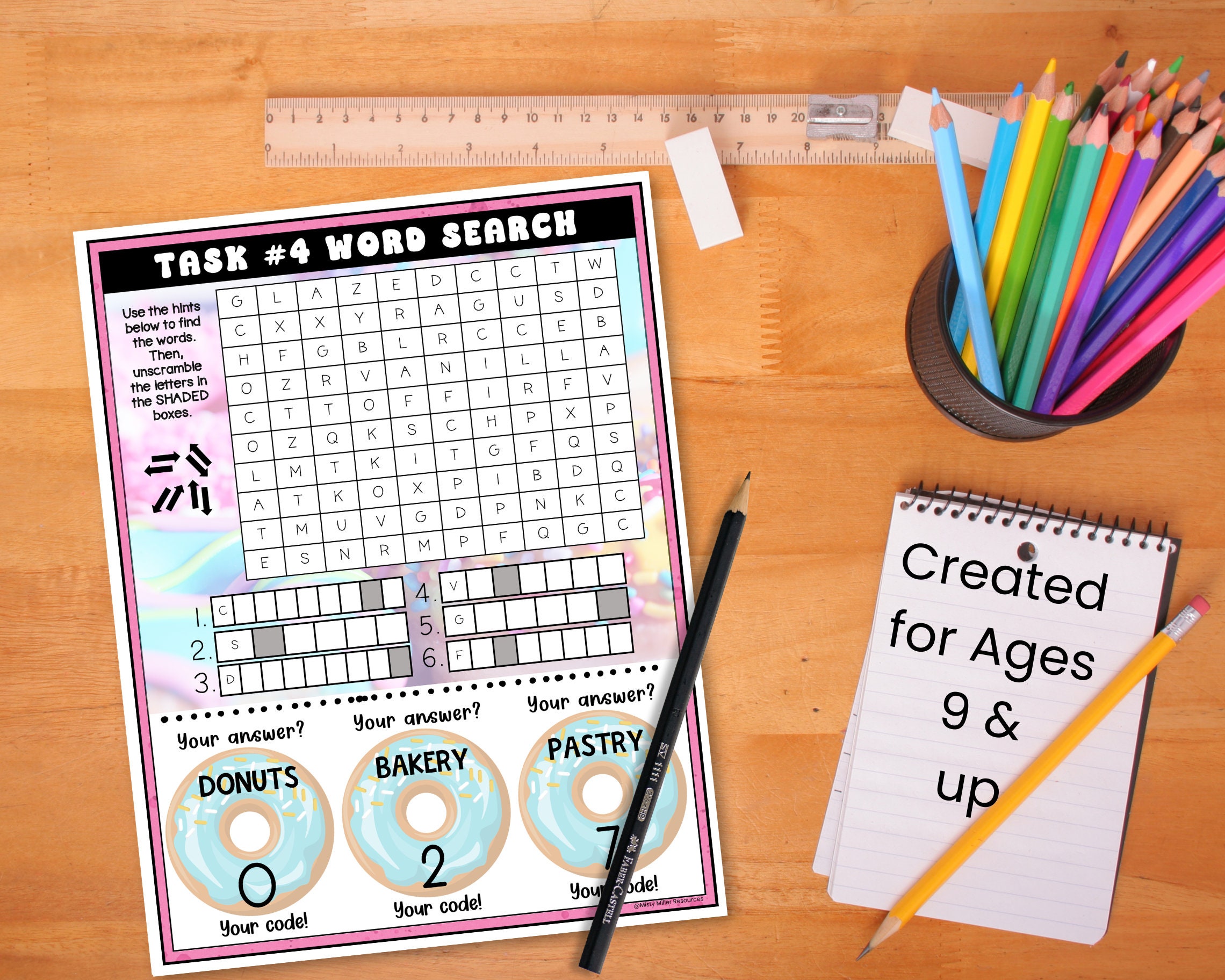 Donut Escape Room - Fun Printable Puzzle Game for Kids - National Donut ...