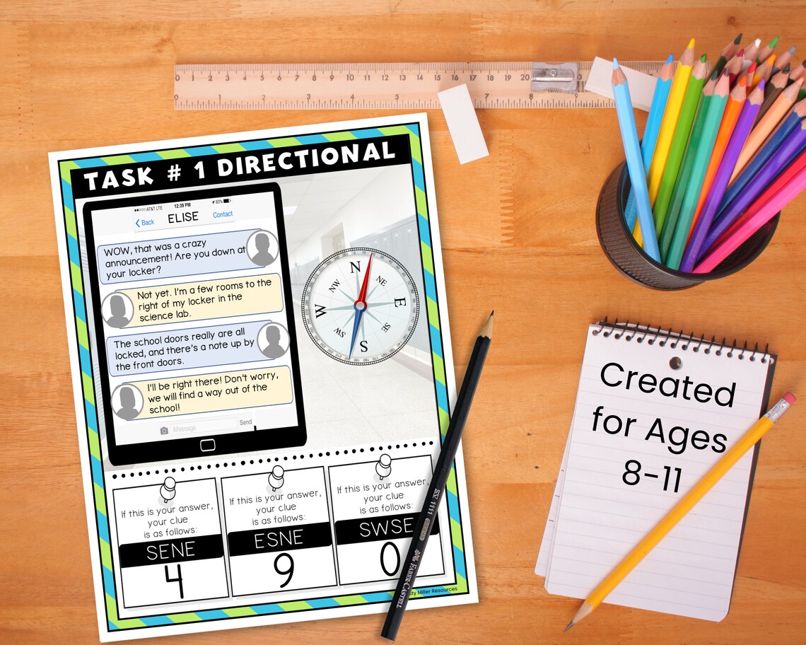 End of School Year Breakout Escape Room for Tweens and Kids - Printable ...