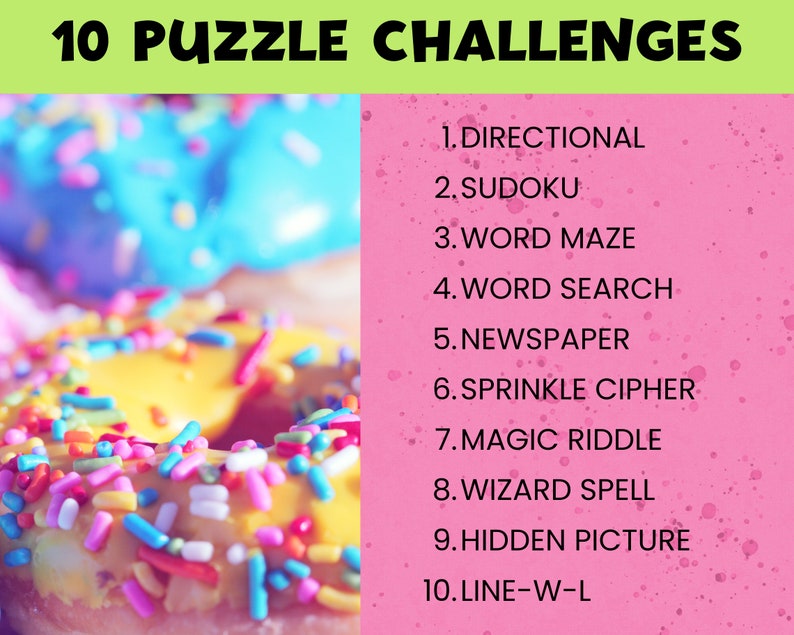 Donut Escape Room - Fun Printable Puzzle Game for Kids - National Donut ...