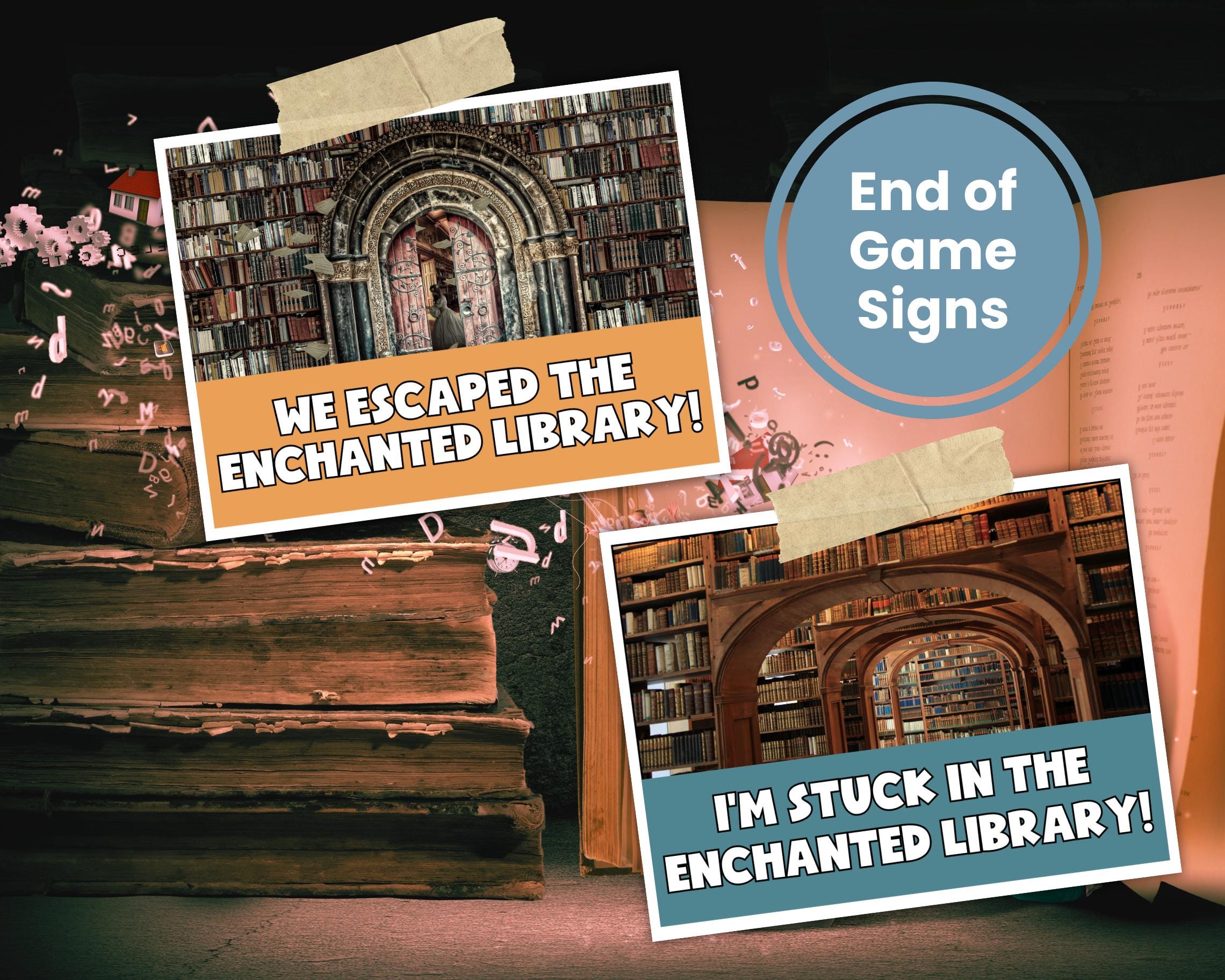 Printable Escape Room for Tweens, Teens, & Kids - the Enchanted Library ...