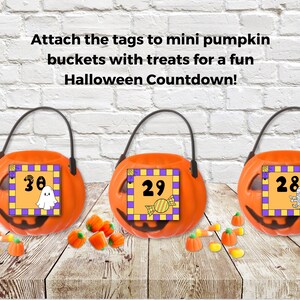 Halloween Printable Advent Calendars for Kids - Color Page, Countdown ...