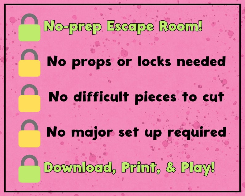 Donut Escape Room Fun Printable Puzzle Game for Kids National Donut Day ...