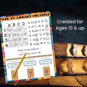 Printable Escape Room for Tweens, Teens, & Kids - the Enchanted Library ...