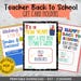 Teacher Back to School Gift Card Holders - Welcome Back to School ...