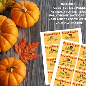 Fall Date Night Cards for Couples - Married Date Night Fun - 48 ...