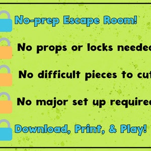 End of School Year Breakout Escape Room for Tweens and Kids - Printable ...