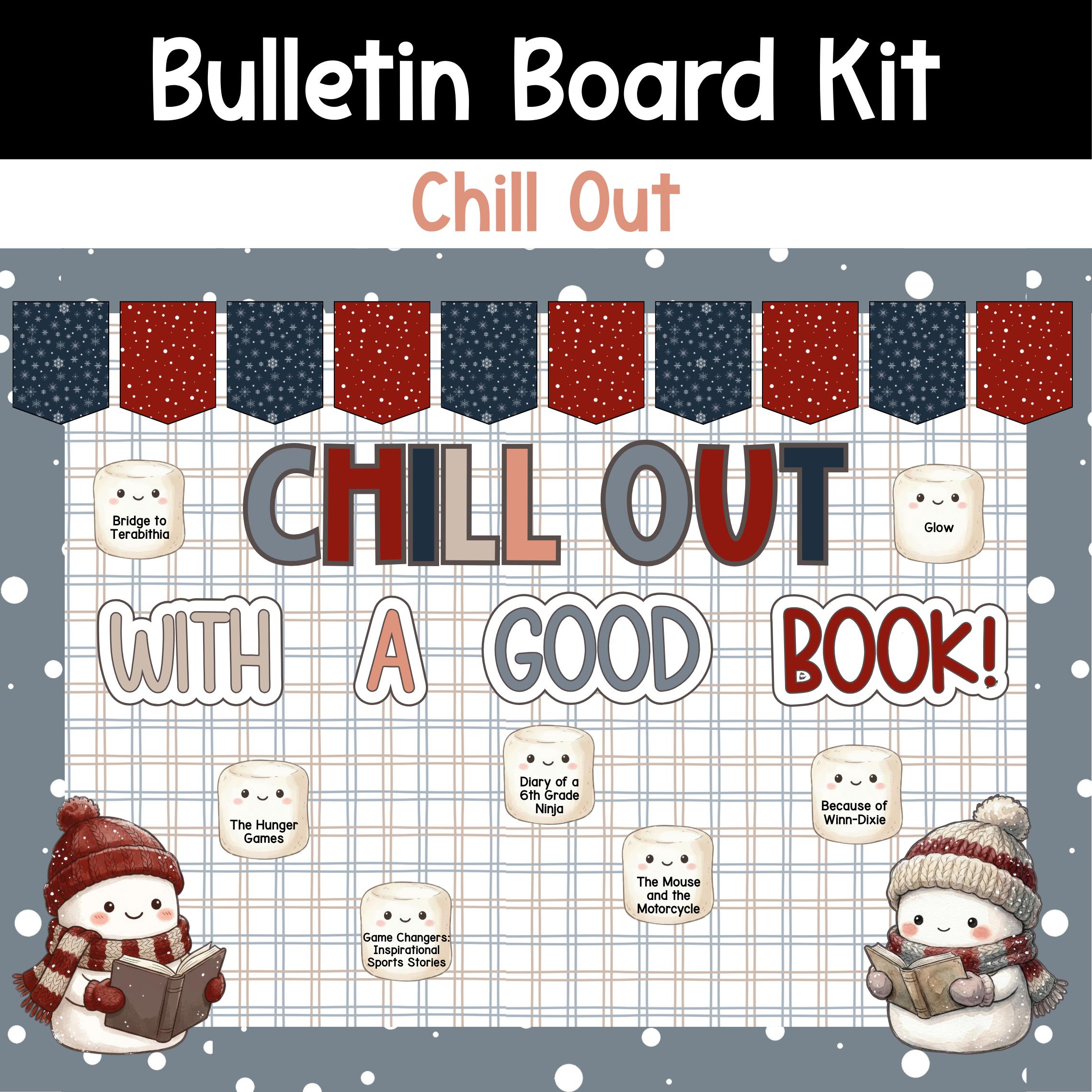 Winter Classroom Bulletin Board Kit: Chill Out With Math/reading ...