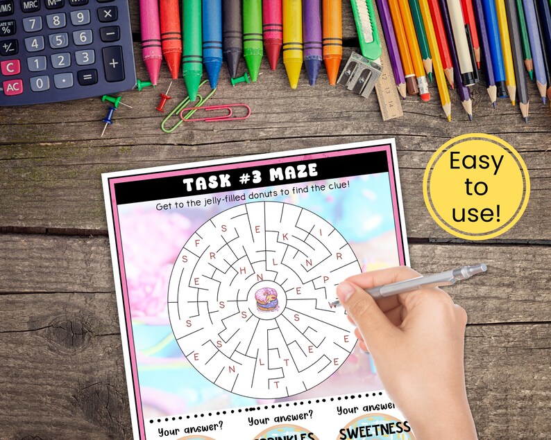 Donut Escape Room - Fun Printable Puzzle Game for Kids - National Donut ...