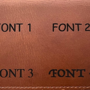 Genuine Leather Checkbook Cover in Black or Brown Slim Tall Narrow ...