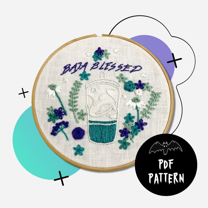 Pop Culture Embroidery Patterns - Etsy