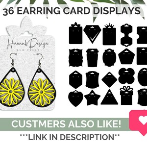 Stud Earring Svg Bundle Laser Cut File for Glowforge Wood - Etsy