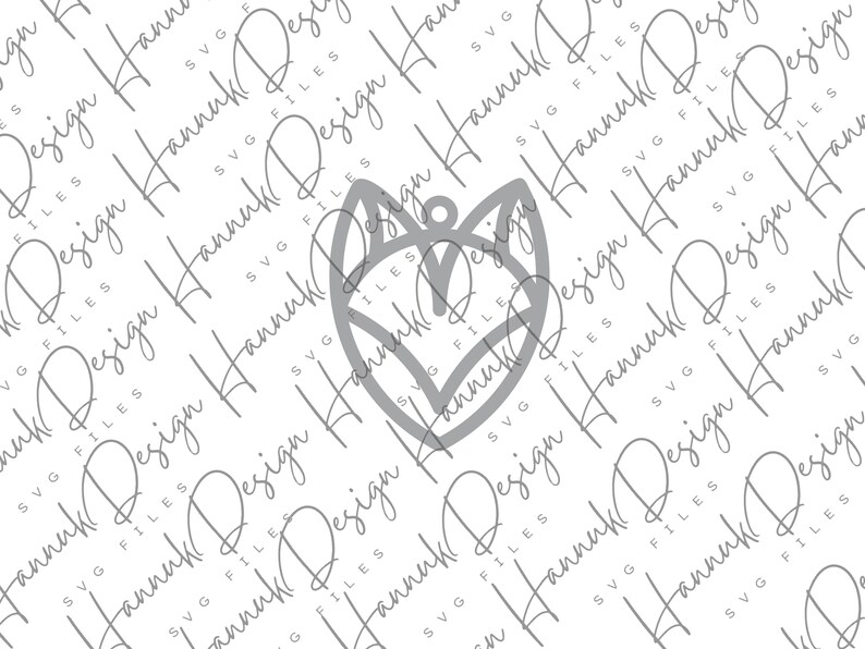 Fox Head Earring Svg Laser Cut File for Glowforge Wood - Etsy