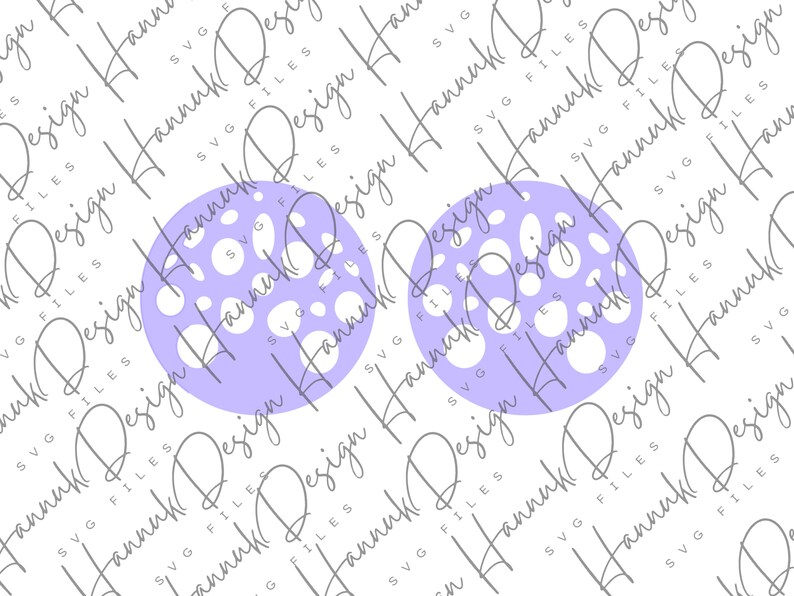 Moon Shape Earring Laser Cut File for Glowforge Circle Witn - Etsy