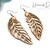Feather Shape With Native Pattern Earring SVG Laser Cut File for ...
