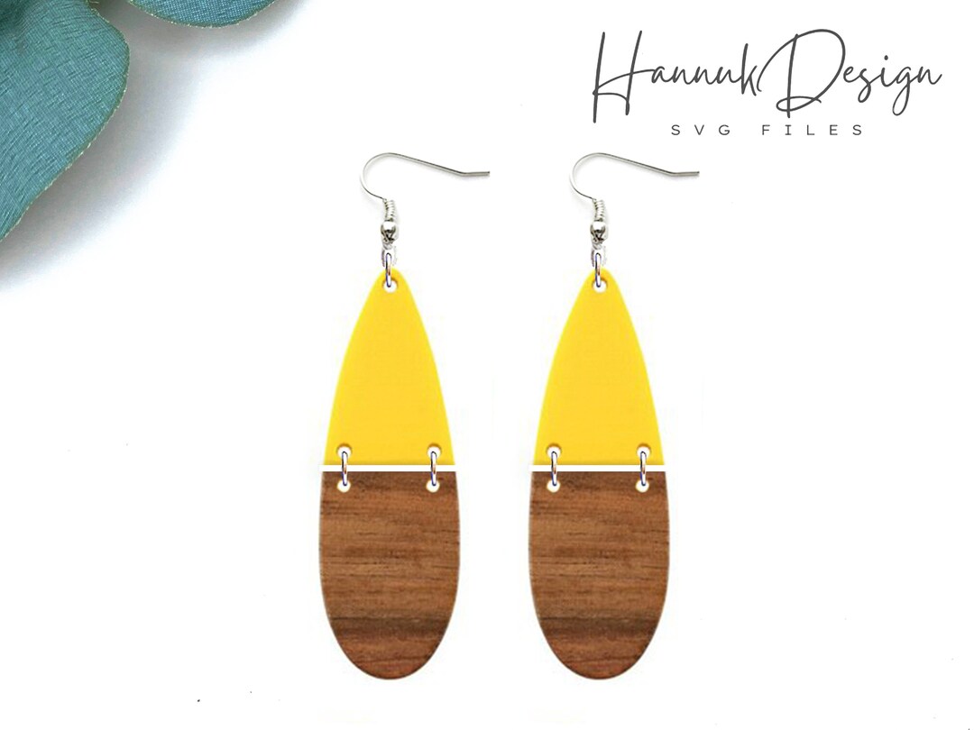 Oval Earring Template, Earring Shapes Svg, Svg Laser Cut File Svg for ...