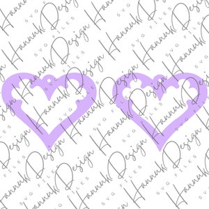 Gothic Pattern Heart Earring Svg Laser Cut File Digital Download - Etsy