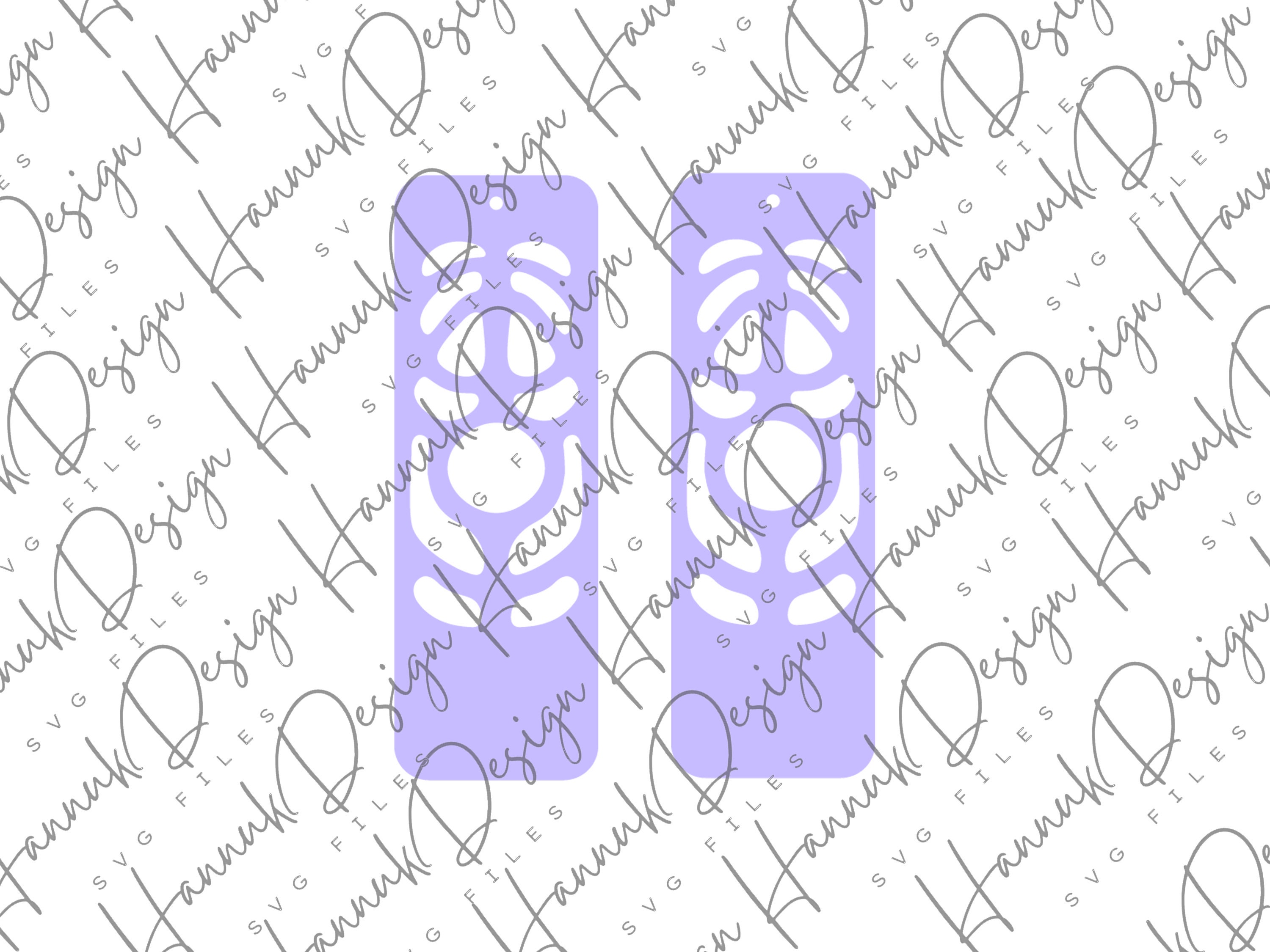 Rectangle Boho Pattern Earring Svg Laser Cut File for - Etsy