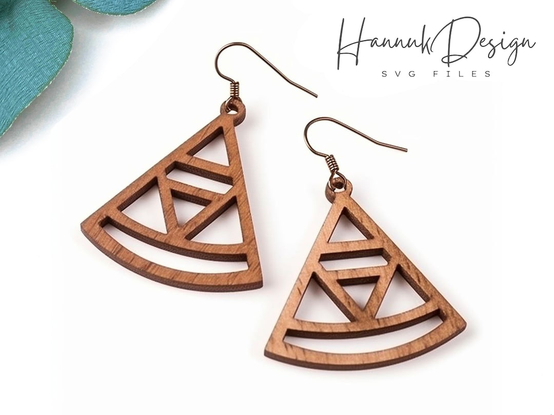 Primitive Pattern Reuleaux Triangle Boho Earring Svg Laser Cut File for ...