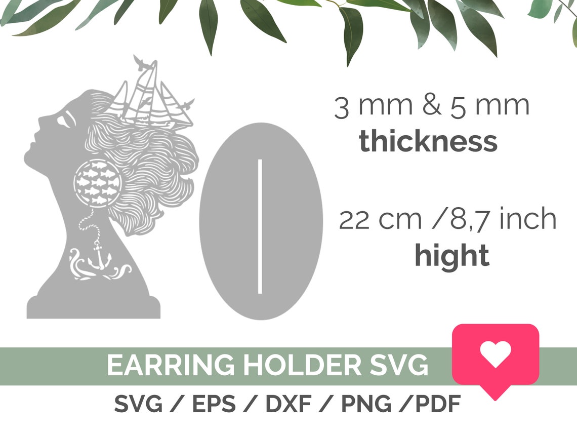 Retro Woman Earring Display Stand SVG Earring Stand SVG - Etsy