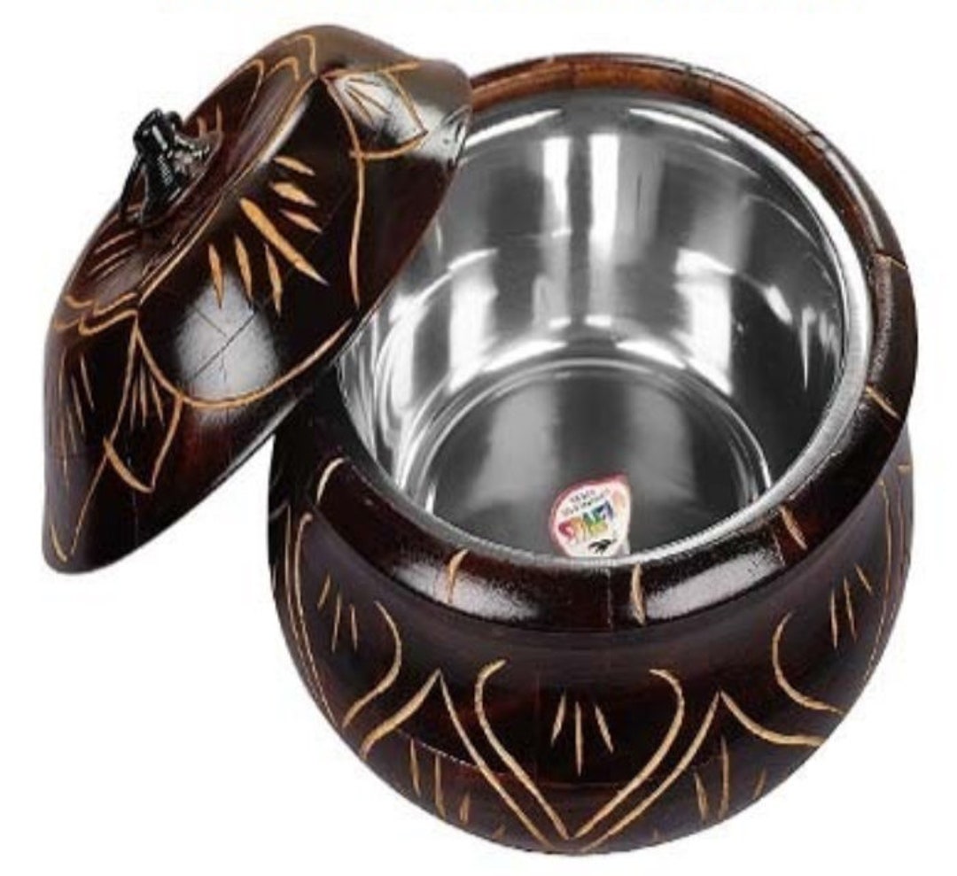 Wooden Chapati Box/ Casserole/ Wooden Hotpot/ Chapati Holder/ - Etsy