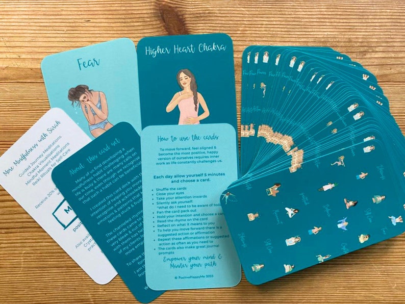 Mindful Moments Card Deck | Affirmation Cards | Journaling Card Deck ...