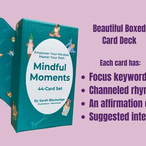 Mindful Moments Card Deck | Affirmation Cards | Journaling Card Deck ...