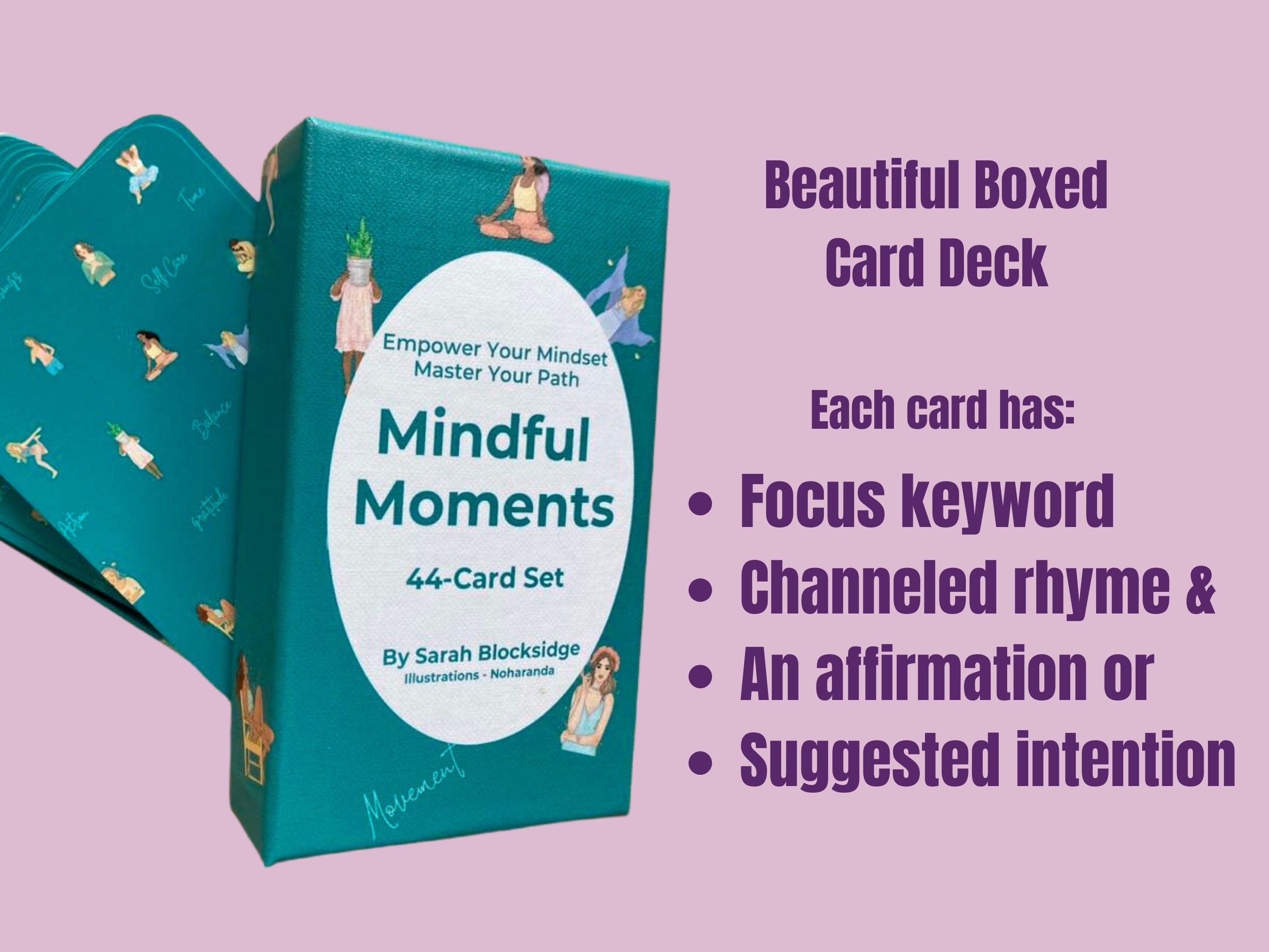 Mindful Moments Card Deck | Affirmation Cards | Journaling Card Deck ...