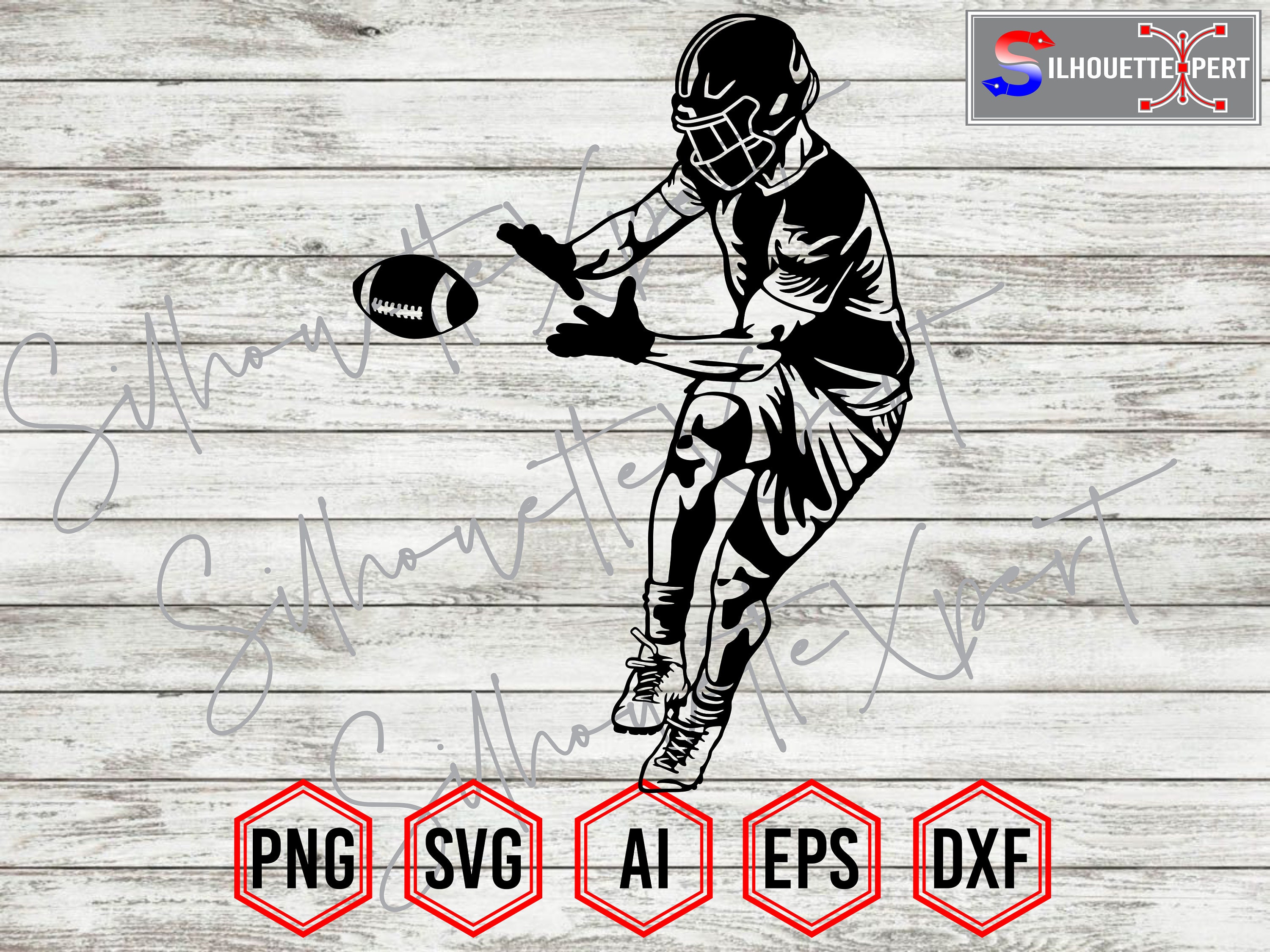 Wide Receiver Silhouette