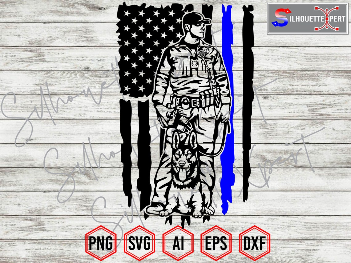 US K9 Handler #3, K9 Unit Svg, Police K9 Svg, German Shepherd Svg ...