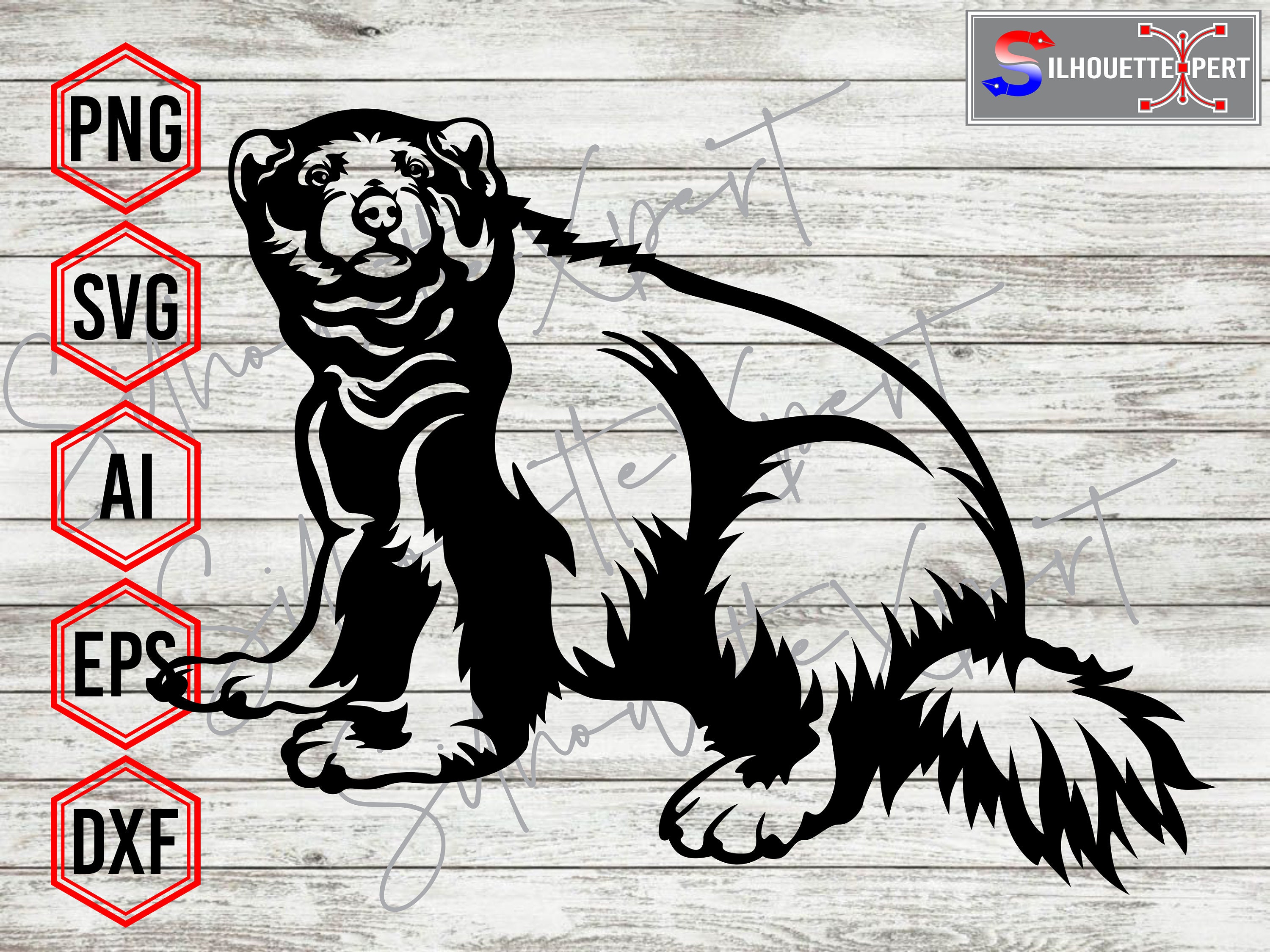 Adorable Wolverine Svg, Wolverine Svg, Animal Svg, Wildlife Svg ...