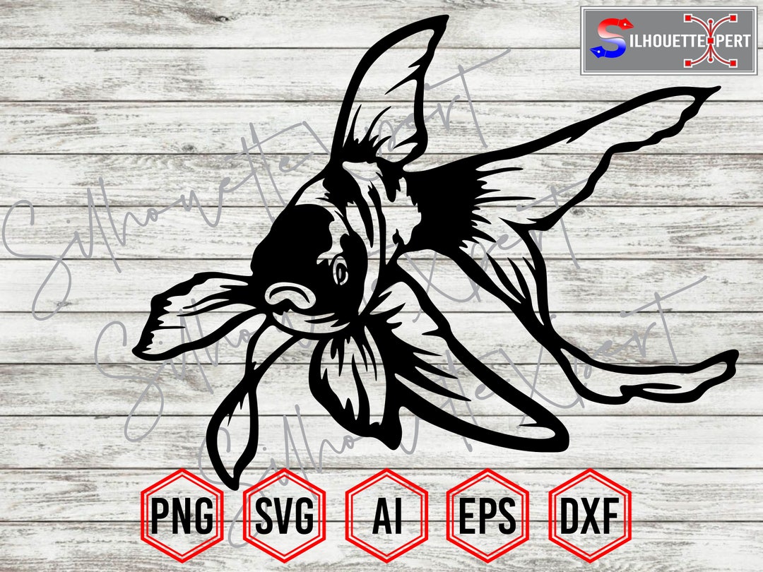 Butterfly Koi Fish #2, Koi Fish Svg, Aquarium Fish Svg, Pet Svg ...