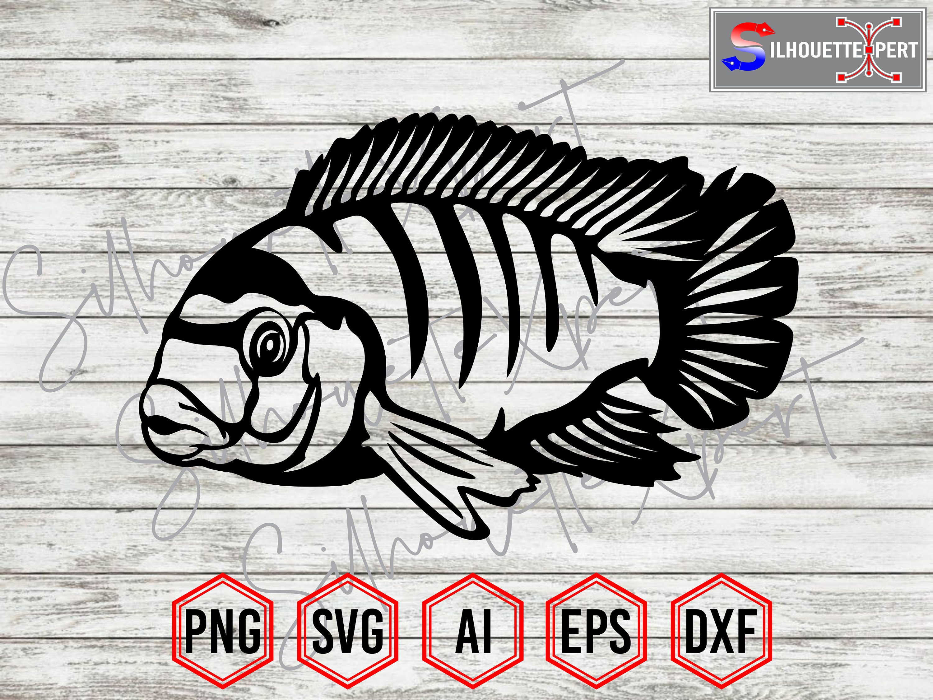 Labidochromis Caeruleus Koi Fish Svg Aquarium Fish Svg - Etsy
