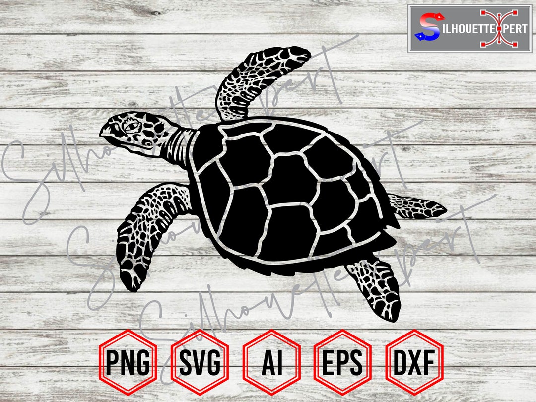 Cute Turtle Silhouette #4, Turtle Svg, Turtle Clipart - Clipart, Cricut ...