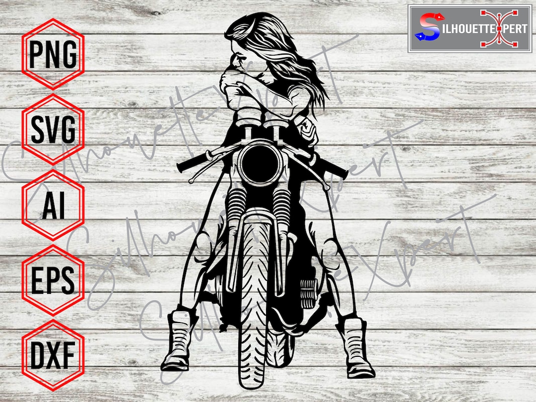 Racing Motor Girl Svg, Racing Svg, Motorcycle Svg, Riding Girl Svg ...