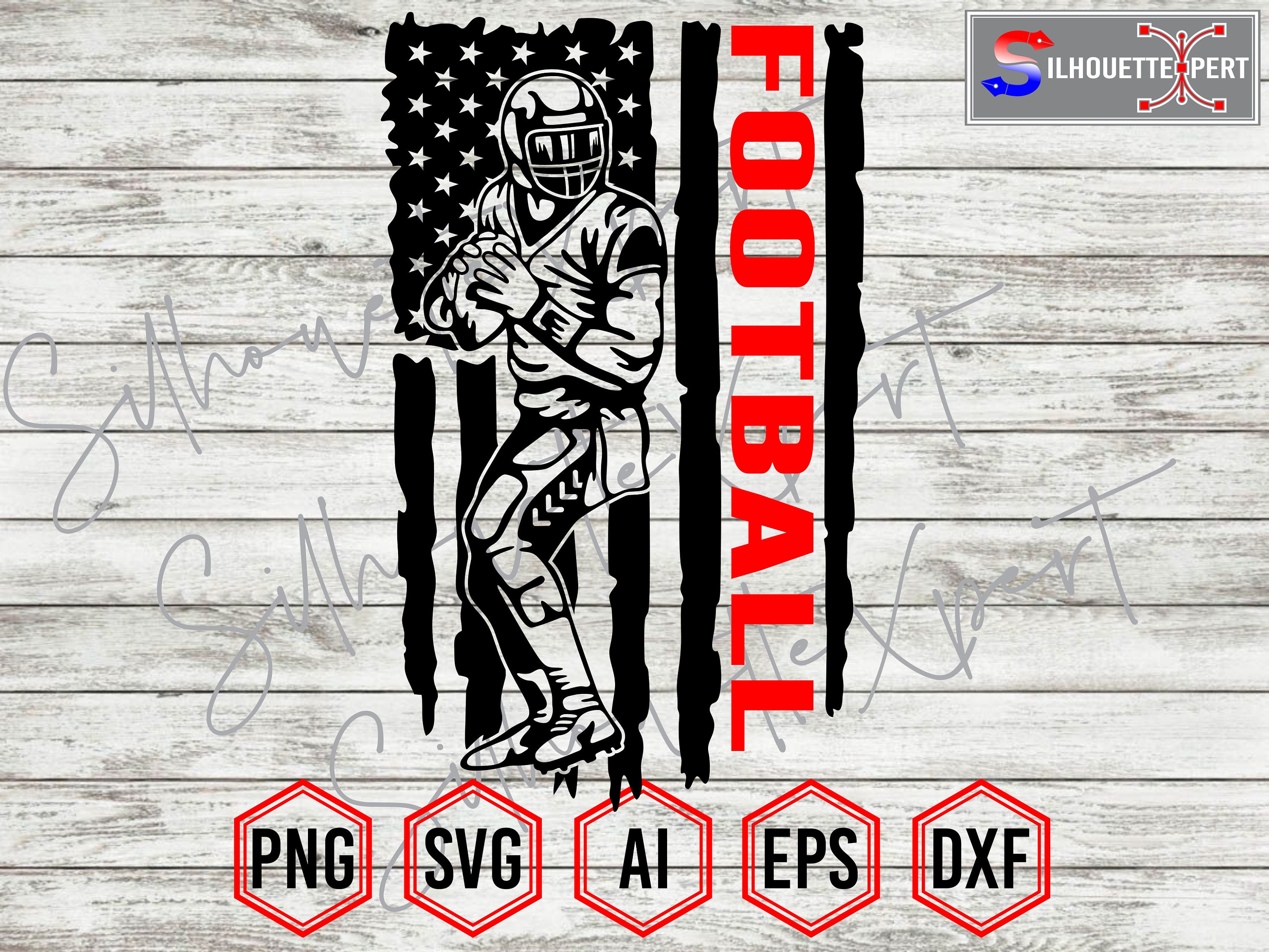 Football Svg American Flag Svg American Football Svg - Etsy