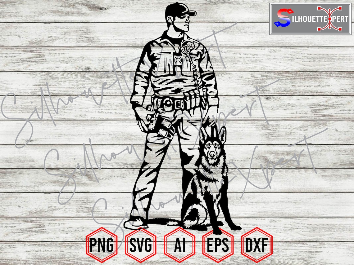 K-9 Handler Svg K9 Unit Svg Police K9 Svg Law Enforcer - Etsy
