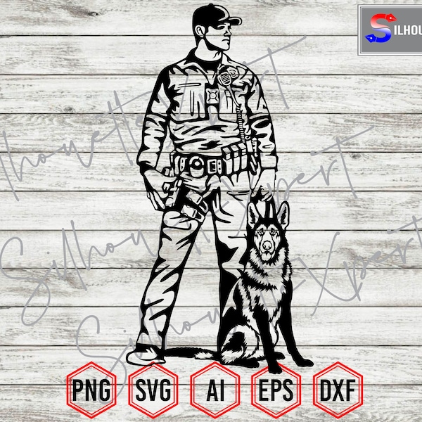 K9 Police Svg - Etsy
