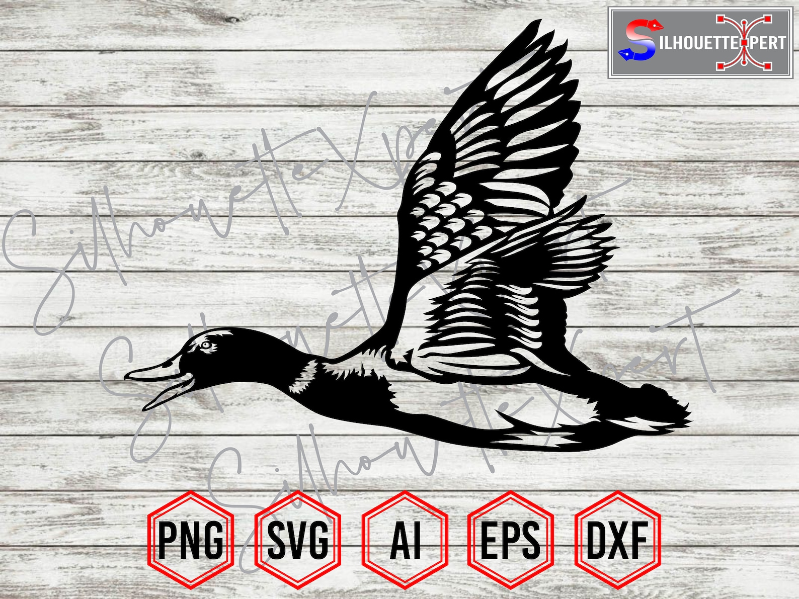 Flying Wild Duck Silhouette #5, Duck Svg, Wild Duck Svg, Farm Animals ...