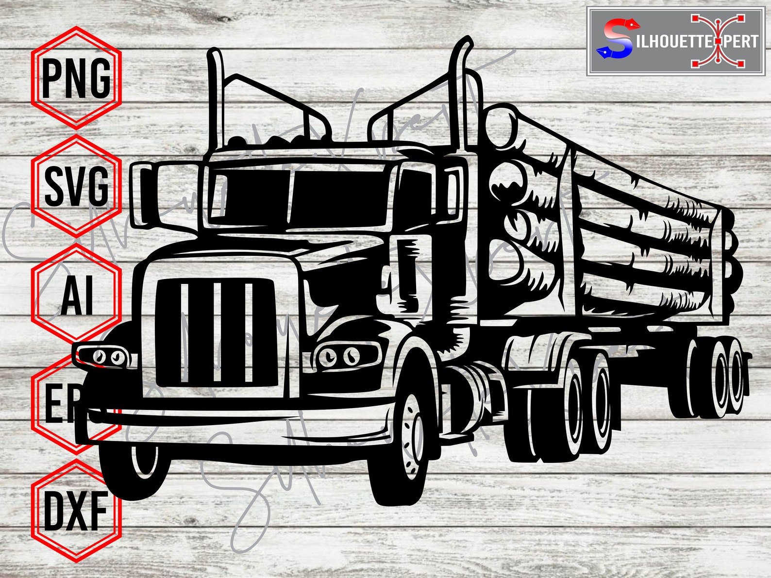 Logging Truck svg Log Truck svg Truck svg Clipart Cricut - Etsy.de