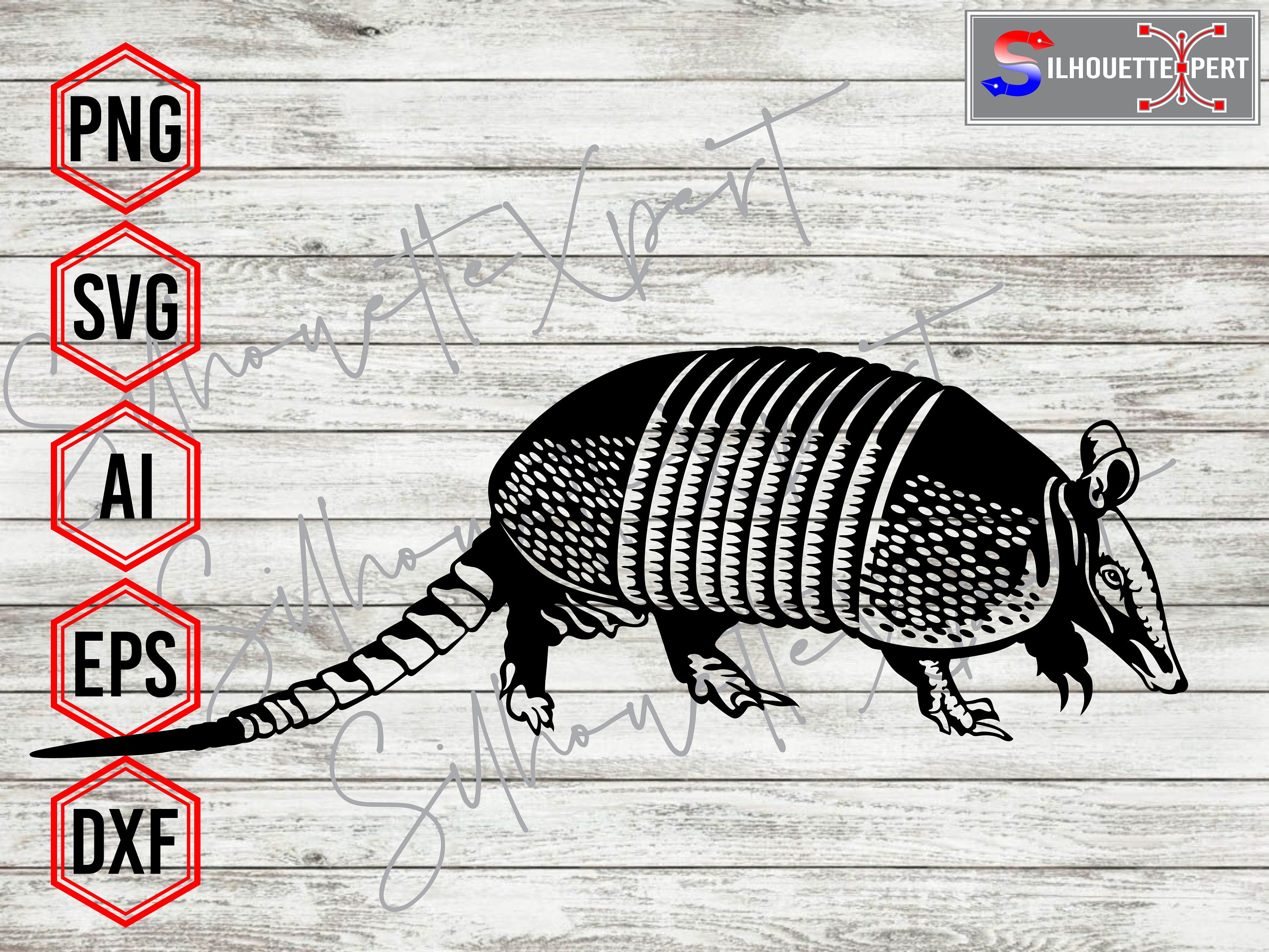 Crawling Armadillo Svg, Armadillo Silhouette, Armadillo Clipart ...