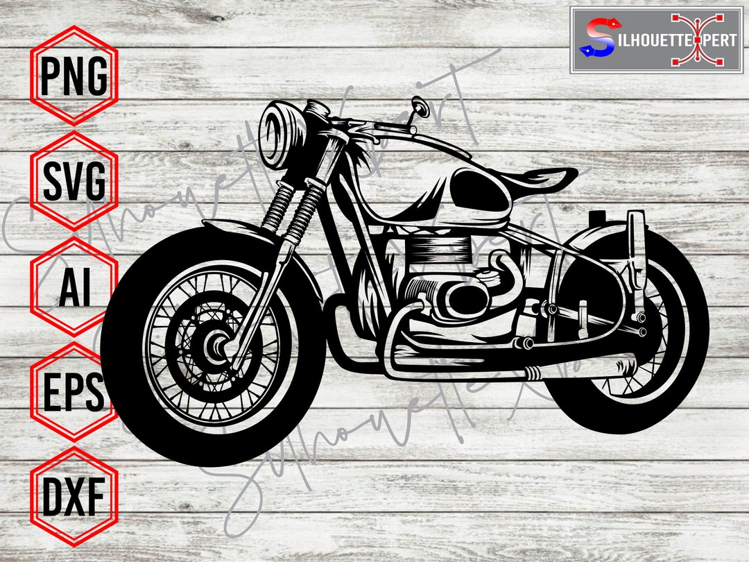 Cool Classic Motor Svg, Café Racer Svg, Racer Svg, Riding Svg Cricut ...
