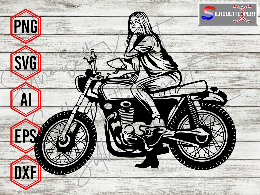 Racing Motor Girl svg, Racing svg, Girl Rider svg Cricut, CNC, Laser ...