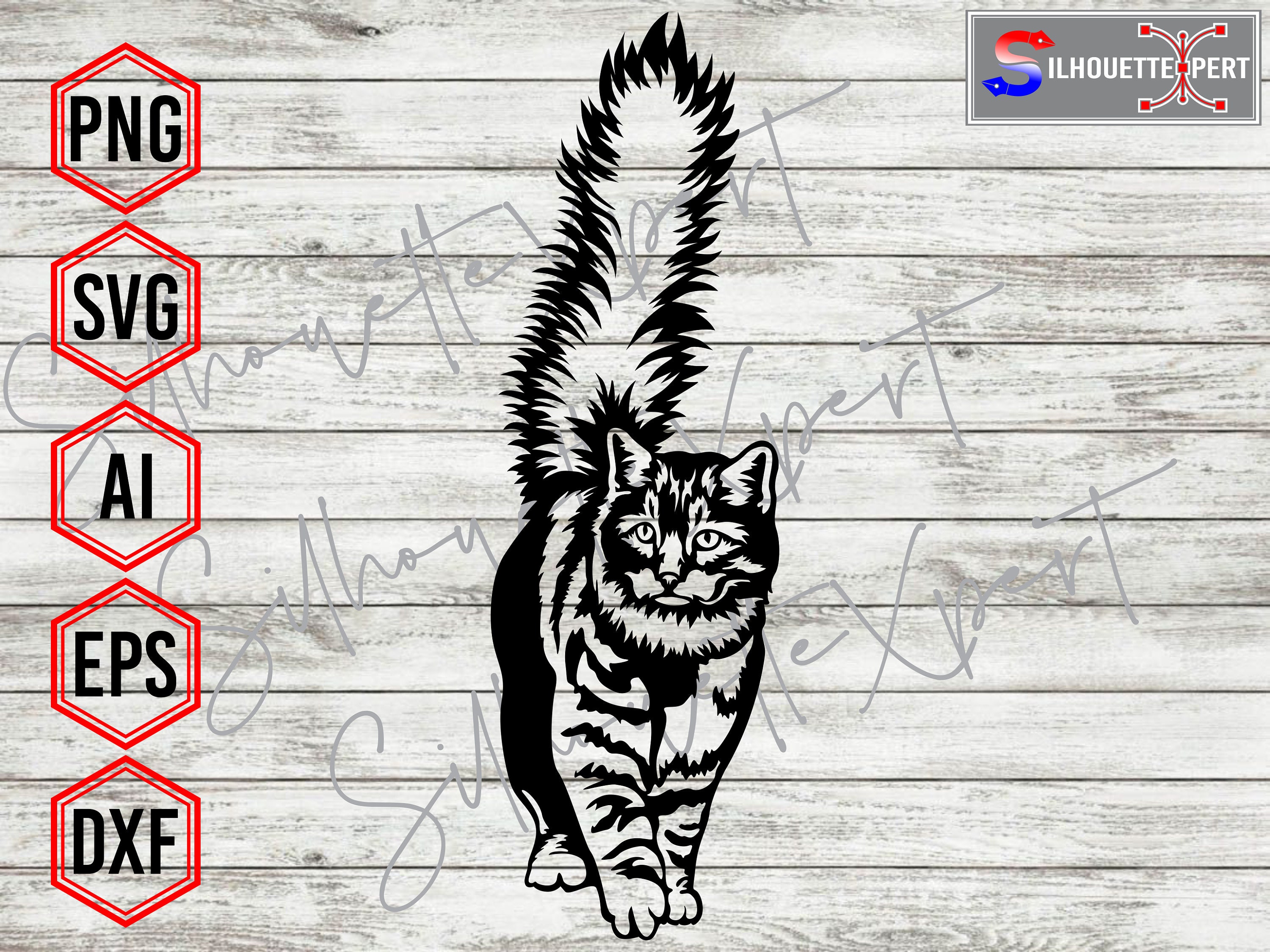 Buy Standing Cat Svg Walking Cat Svg Pet Svg Kitty Svg Online in India ...