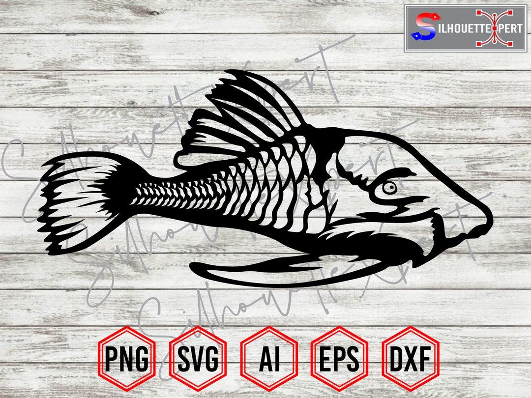 Panaque Pleco Svg, Giant Pleco Svg, Pleco Svg, Aquarium Fish Svg ...