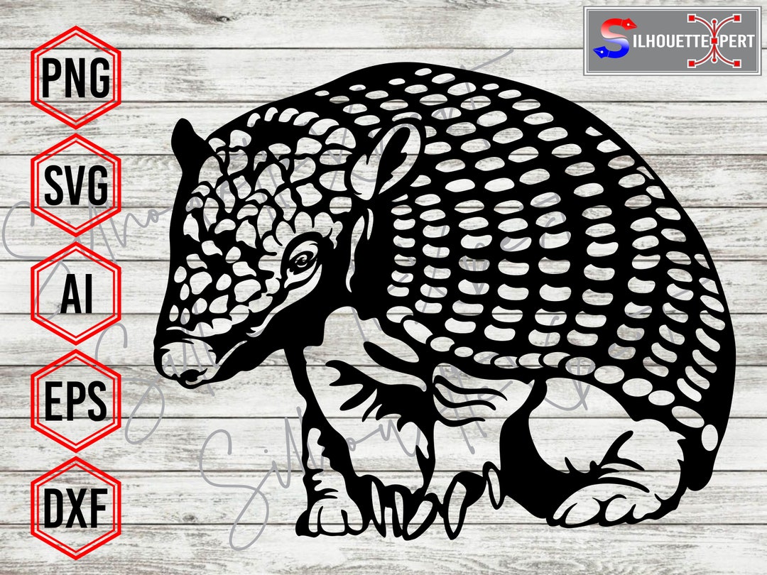 Armadillo Svg, Armadillo Silhouette, Armadillo Clipart - Cricut, CNC ...