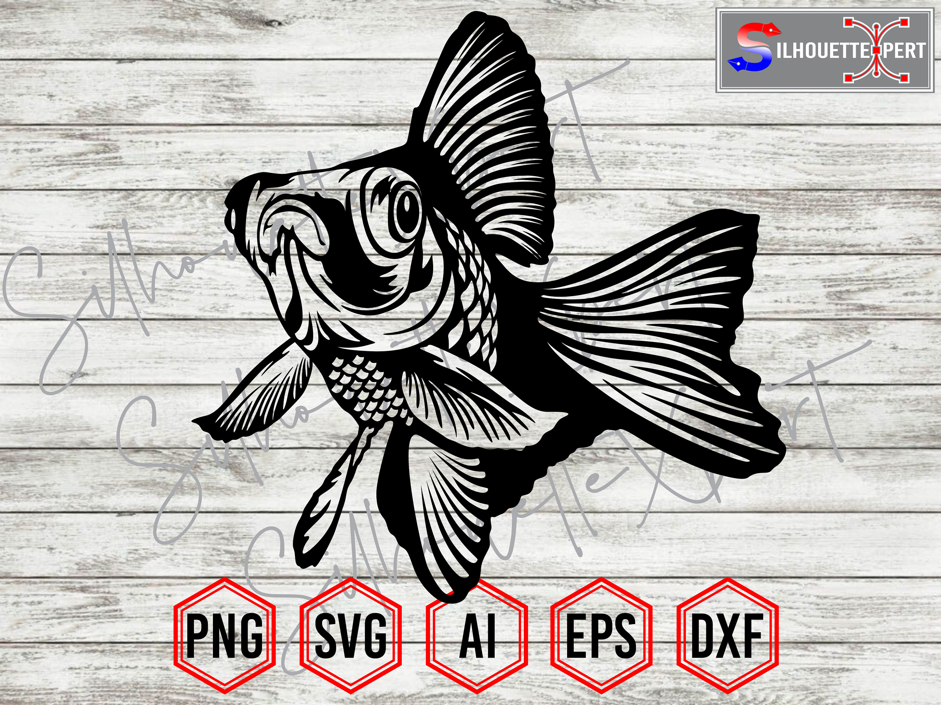 Black Gold Fish Svg Gold Fish Svg Koi Svg Aquarium Fish - Etsy