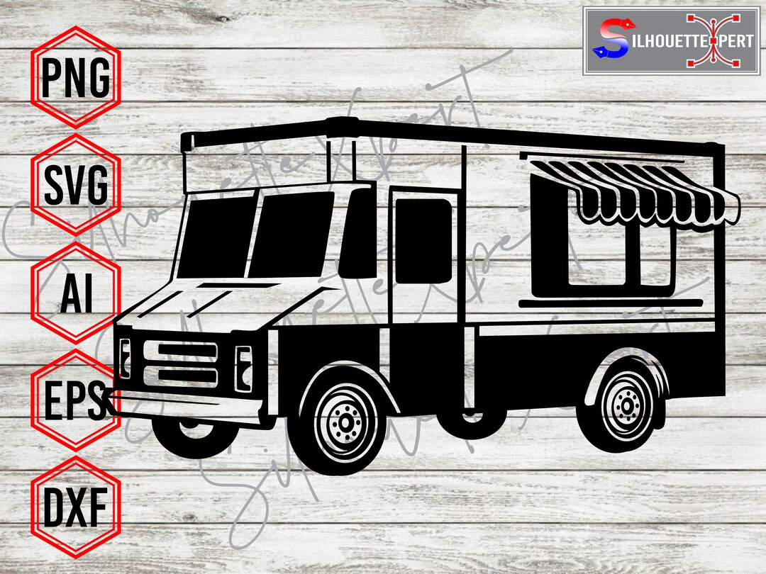 Food Cart Svg, Food Truck Svg, Street Vendor Svg, Street Food Stall ...